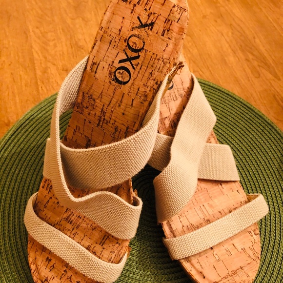 XOXO | Shoes | Nwob Xoxo Belicia Cork Wedge Slip On Shoe | Poshmark